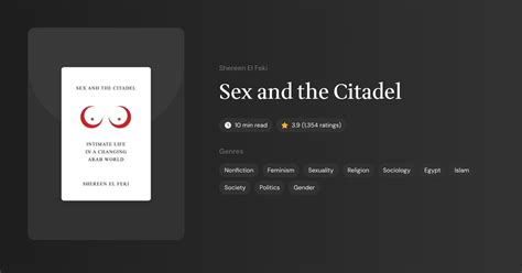 Sex And The Citadel Book Summary