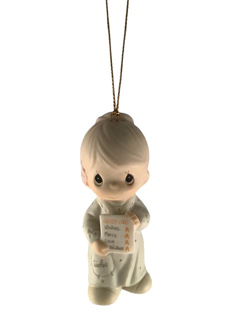 Youre A Number One In My Book Teacher Precious Moment Ornament