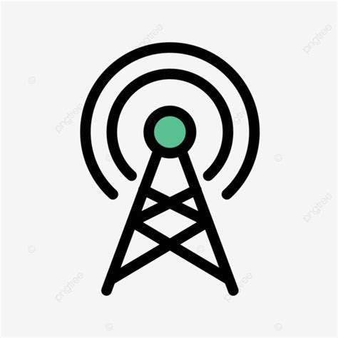 Signal Wireless Transmission Black Vector Wireless Transmission Black Png And Vector With