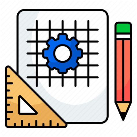 Map Blueprint Engineering Construction Plan Prototypevector Icon Download On Iconfinder