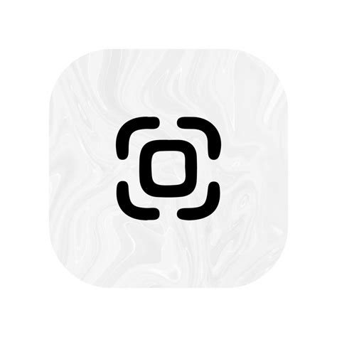 A White Square With A Flat Square In The Middle Flat 57353290 Png