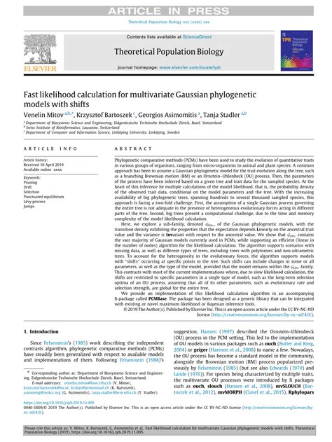 Pdf Fast Likelihood Calculation For Multivariate Gaussian