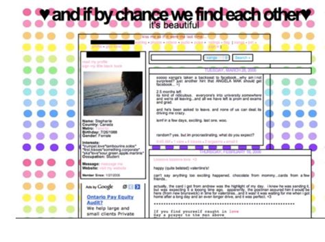 Before Myspace There Was Xanga Anyone Else Use It Rnostalgia