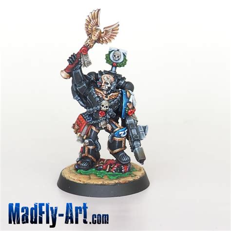 Ultramarines Chaplain Ortan Cassius Madfly Art Miniature Painting Studio