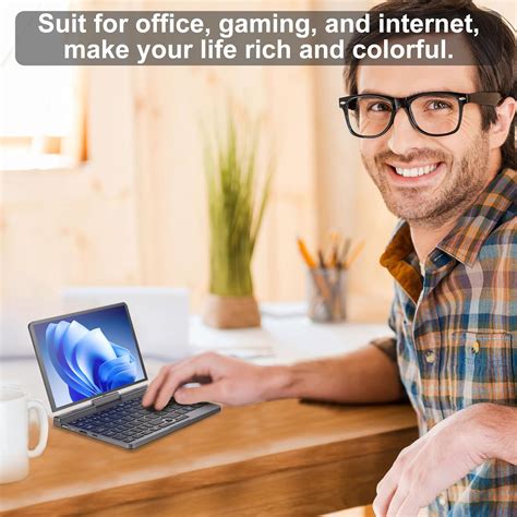 Mini Computadora Portátil De Metal Con Pantalla Táctil De 8 Pulgadas Computadora Portátil Intel