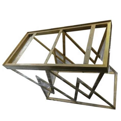 Golden Base Non Foldable Rectangular Buffet Table At ₹ 3500piece In