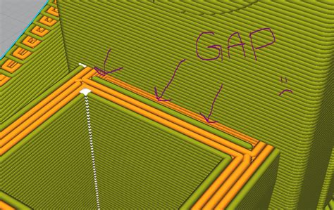 cura slicer gives me a gap at perpendicular near perpendicular walls