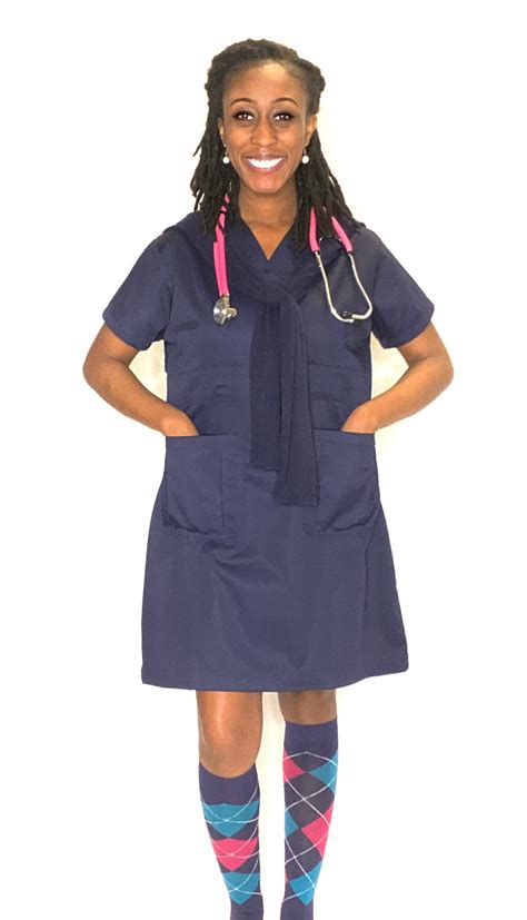 Scrub Jurk Verpleegster Uniform Etsy