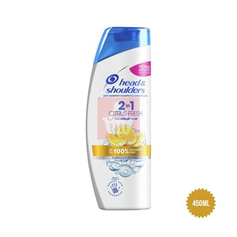 Head And Shoulders 2 In 1 Citrus Fresh Anti Dandruff Shampoo