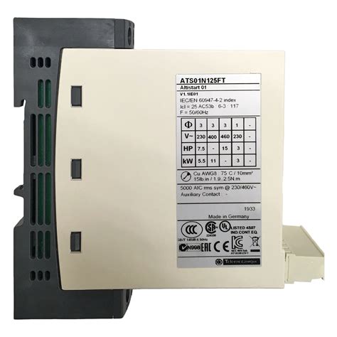 Устройство плавного пуска однофазное ATS01N125FT Schneider electric купить