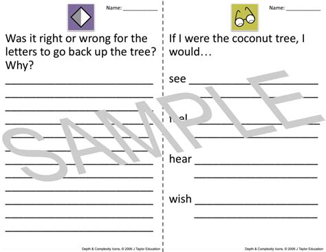 Chicka Chicka Boom Boom With Depth And Complexity Kinder 1st Grade