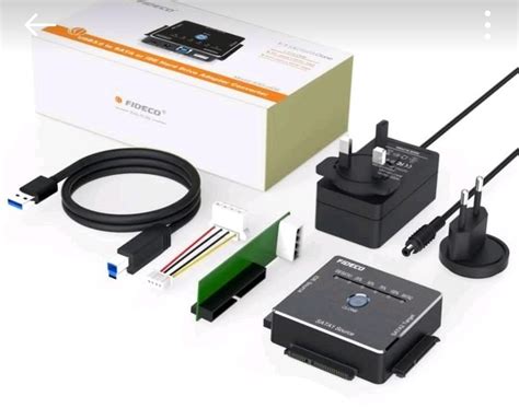 Fideco Usb 30 To Sata Or Ide Hard Drive Adaptor Convertor Models3g