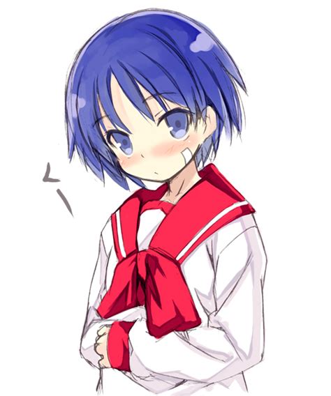 Safebooru 1girl Bangs Blue Eyes Blue Hair Blush Bow Bowtie Closed