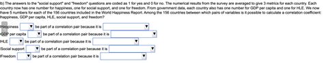 Solved HLE Be Part Of A Correlation Pair Because It Is Chegg Com