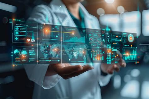 Scientist Is Using A High Tech Dashboard To Analyze Science And
