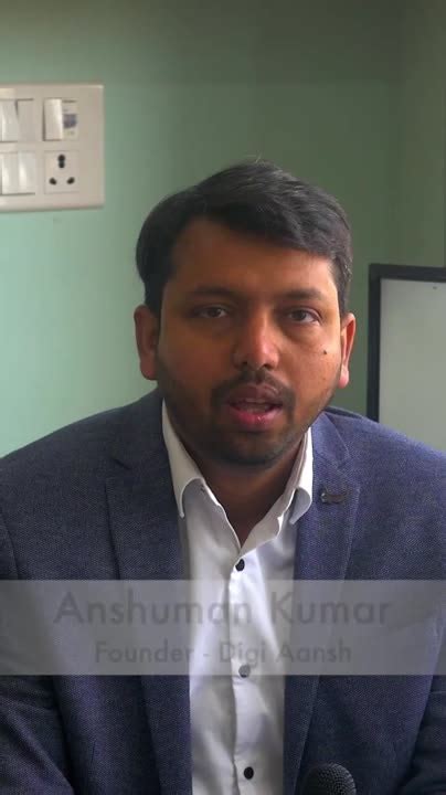 Digi Aansh E Commerce Agency For Brands Anshuman Kumar Posted On The