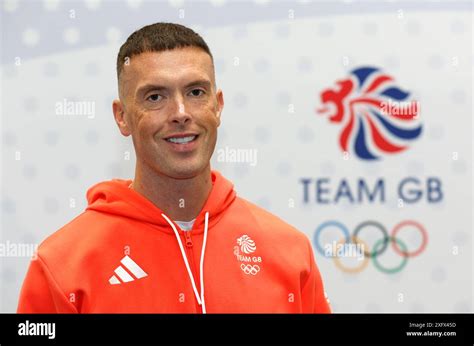 Richard Kilty During A Team Gb Kitting Out Session For The Paris Olympics 2024 At The Birmingham