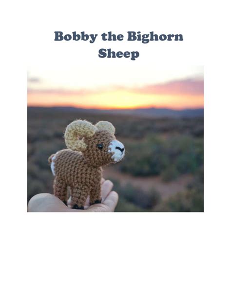 Bobby Sheep Pdf Crochet Yarn