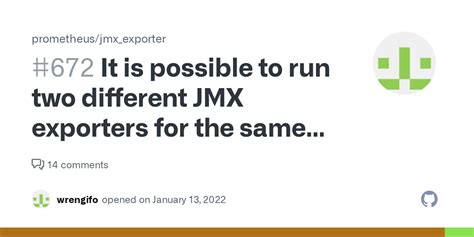 It Is Possible To Run Two Different JMX Exporters For The Same Kafka