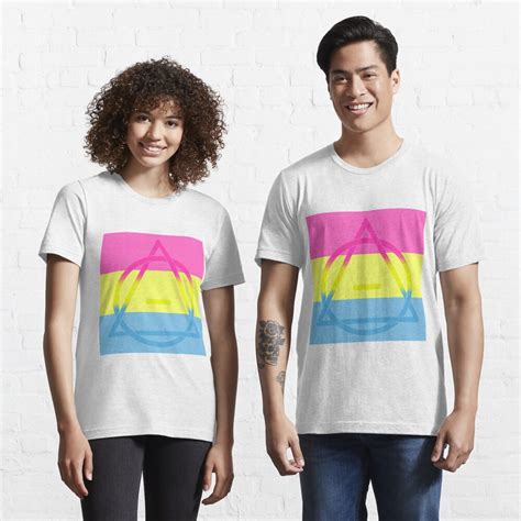 Panromanticpansexual Flag With Therian Theta Delta T Shirt By