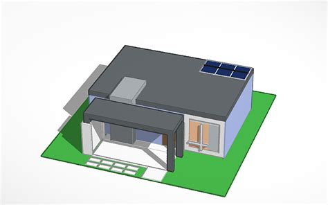 3d Design Casa Moderna Tinkercad