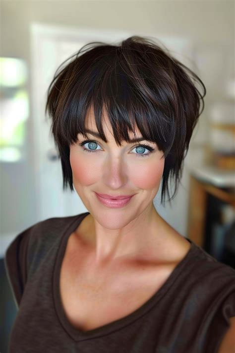 The Trending Short Haircuts With Bangs In 2025 Cuts And Hues