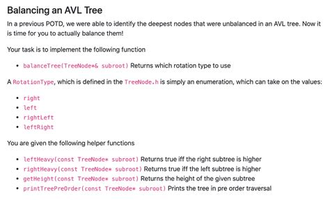 Solved Balancing An AVL Tree In A Previous POTD We Were Chegg