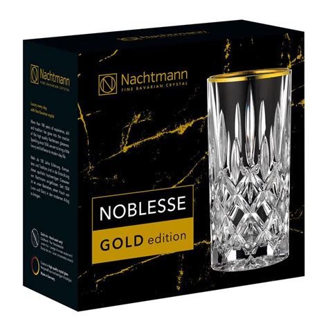 Nachtmann Long Drink Glasses Noblesse Gold 375 Ml 2 Pieces Buy