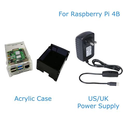 For Raspberry Pi 4 Acrylic Case 9 Layer Box Protecting Cover Raspberry