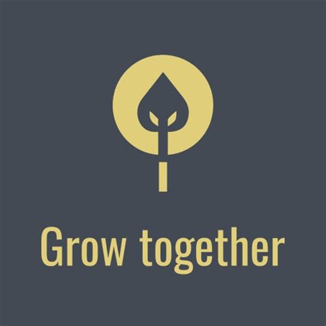 Grow Together Logo Premium Ai Generated Vector