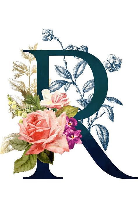 Floral Alphabet Цветочный алфавит Png Alphabet Letters Images