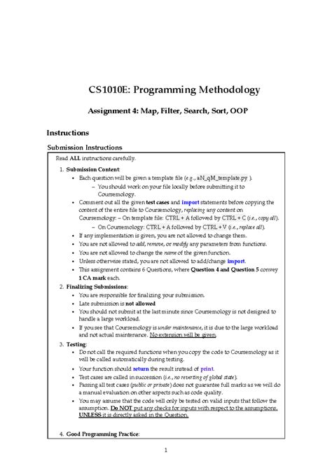 Assignment 04 2023 Cs1010e Programming Methodology Assignment 4 Map
