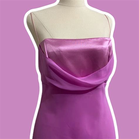 Barbie Pink Layered Formal Dress Asymmetrical Depop