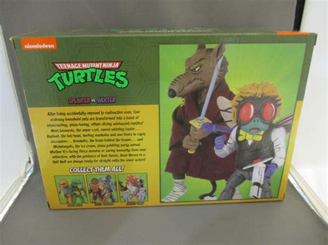 Neca Tmnt Splinter Vs Baxter Crowemag Toys