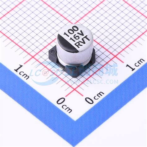 Rvt100uf16v67rv0016 实物图 Rvt100uf16v67rv0016商品图片 立创商城