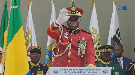 Gabão general que liderou golpe militar toma posse como presidente interino Euronews