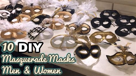 Diy 10 Masquerade Mask Tutorials For Men And Women Easy And Quick