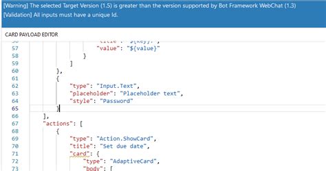 support password input · issue 1443 · microsoft adaptivecards · github