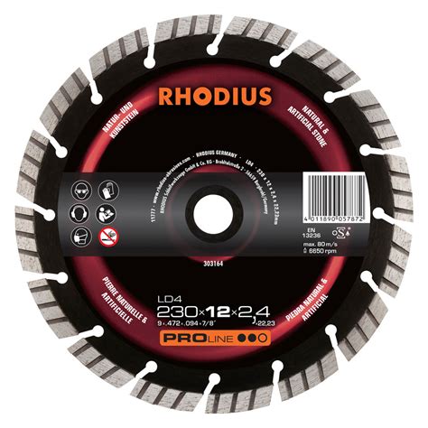 LD Disques diamant Outils diamantés RHODIUS Abrasives Simplify your work FR