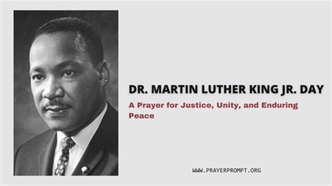 Prayers For Dr Martin Luther King Jr Day 2025