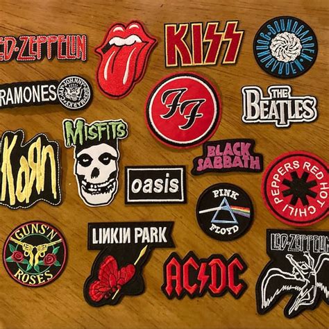 Band Patches Etsy