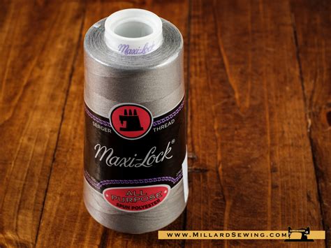 Maxi Lock Thread 3000yd Steel Millard Sewing Center