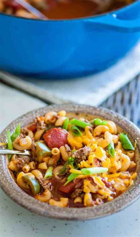 One Pot American Goulash Joes Healthy Meals