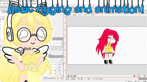 Basic Rigging And Animation Live2d Cubism Test Youtube