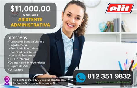 Elit En Elit Grupo Comercial Suc Matriz Estamos Contratando Asistente Administrativa Suc