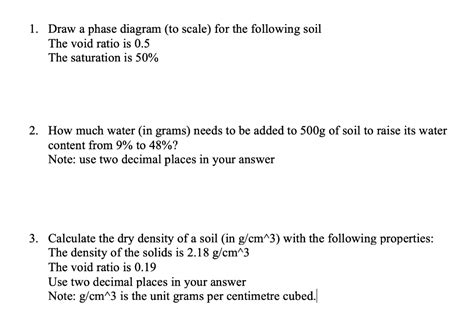 Solved Draw A Phase Diagram To Scale For The Following Chegg