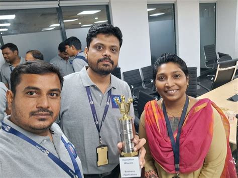 Delighted To Share Our Teams Triumph In The Hackathon Conducted By The