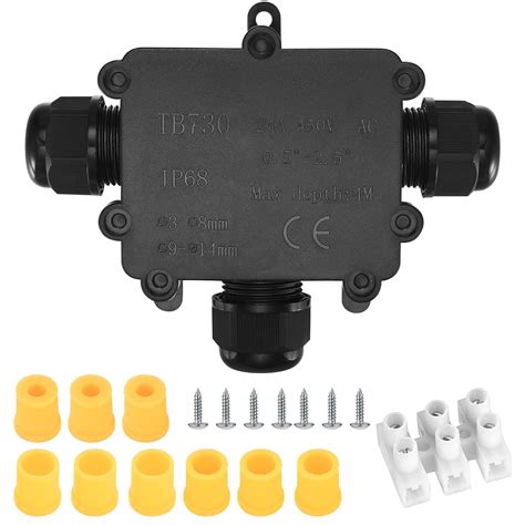 Ip68 Waterproof Junction Box 3 Way Outdoor Electrical Connectors