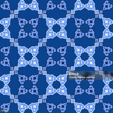 Traditional Islamic Design Vector Ornamental Seamless Background Stock