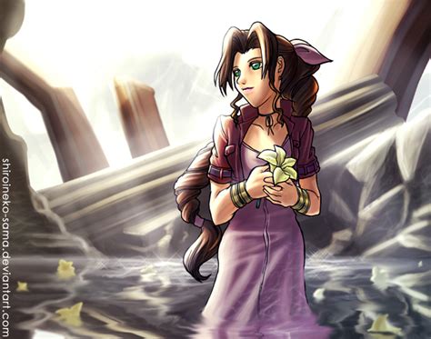 Ff7ac Aerith By Shiroineko Sama On Deviantart